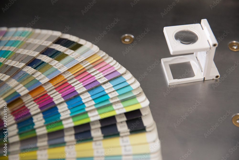 Sample colors catalogue pantone or colour swatches book Stock Photo ...