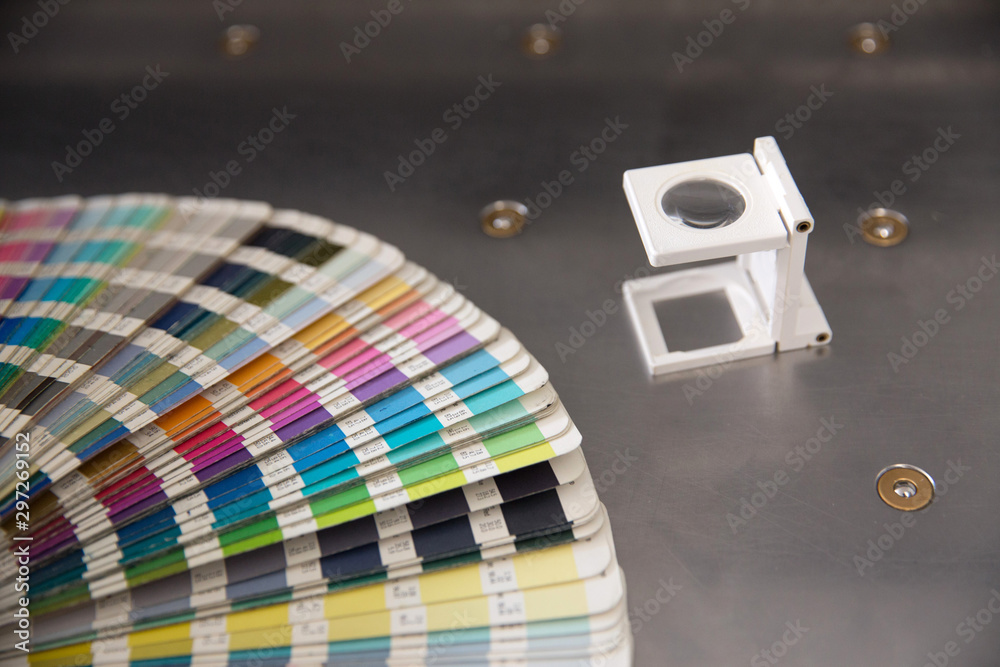 Sample colors catalogue pantone or colour swatches book Stock Photo ...