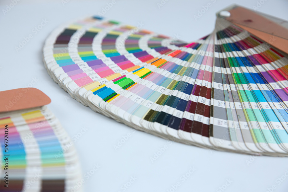 Sample colors catalogue pantone or colour swatches book Stock Photo ...