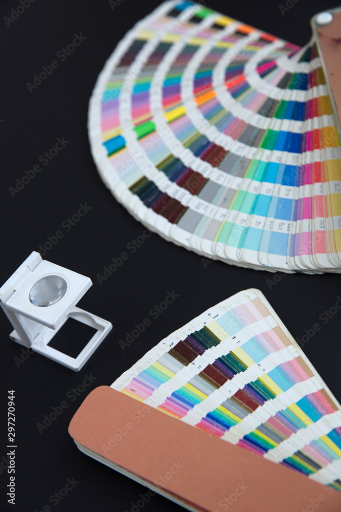 Sample colors catalogue pantone or colour swatches book Stock Photo ...