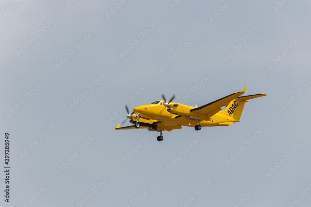ADAC - Aero Dienst - Beech 350 Super King Air Airplane in flight Stock ...
