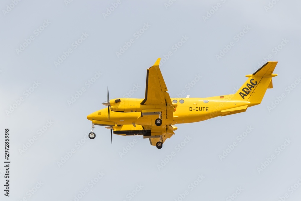 ADAC - Aero Dienst - Beech 350 Super King Air Airplane in flight Stock ...