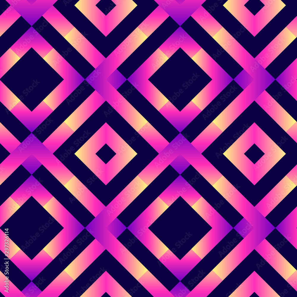 Ombre Chevron Wallpaper With Monogram