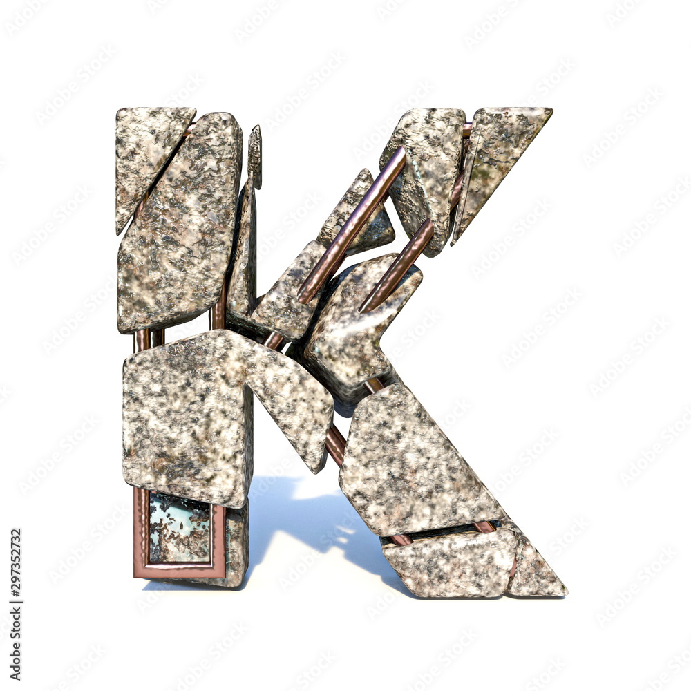 How To Draw 3d Letter K