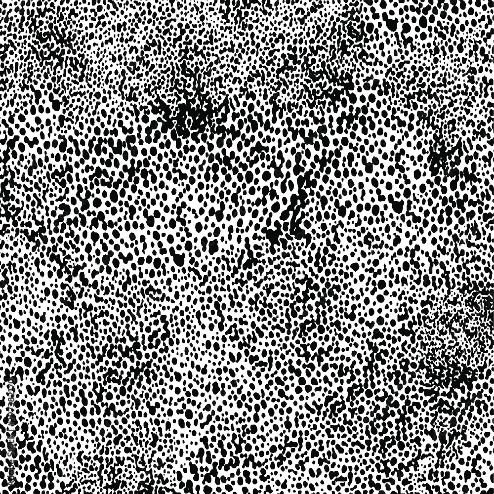 Small uneven spots and particles of debris. Abstract vector texture ...