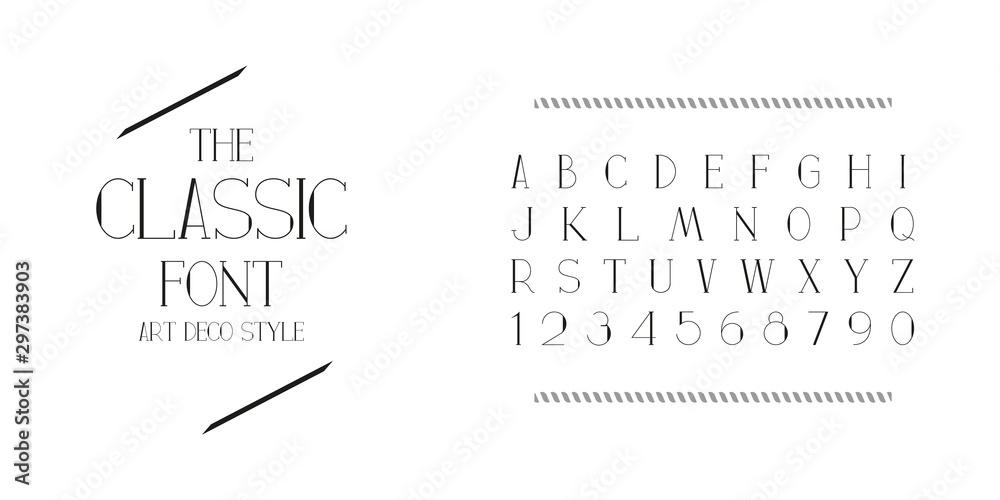 Vintage, vector, classic, elegant, font and alphabet. The font in the ...