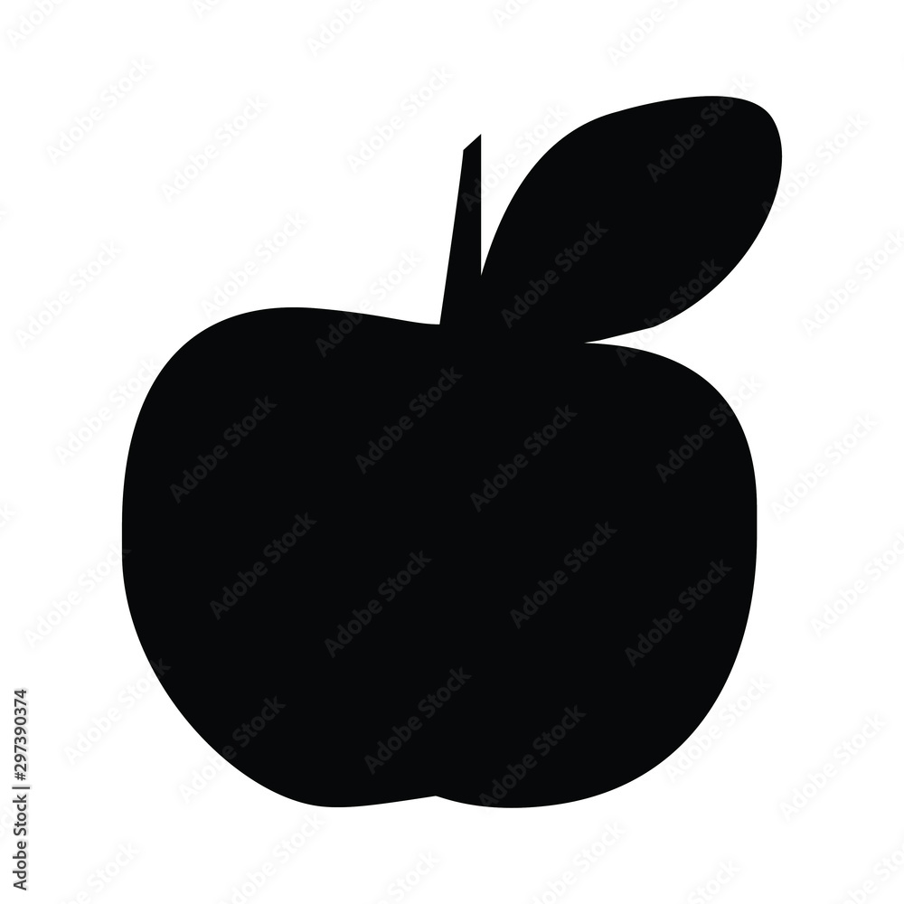 Apple Vector Silhouette