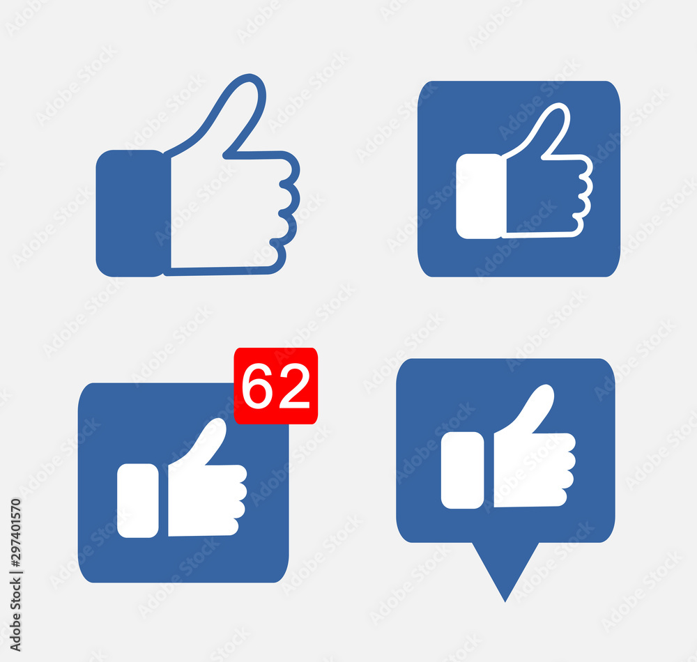 Facebook Like Vector