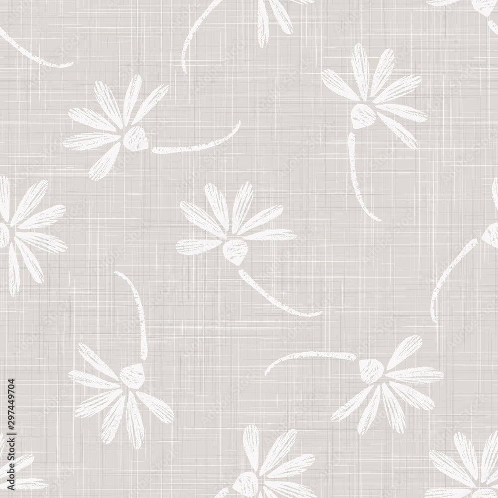White Flower Cloth Texture