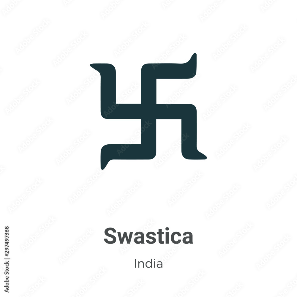 Swastica vector icon on white background. Flat vector swastica icon ...
