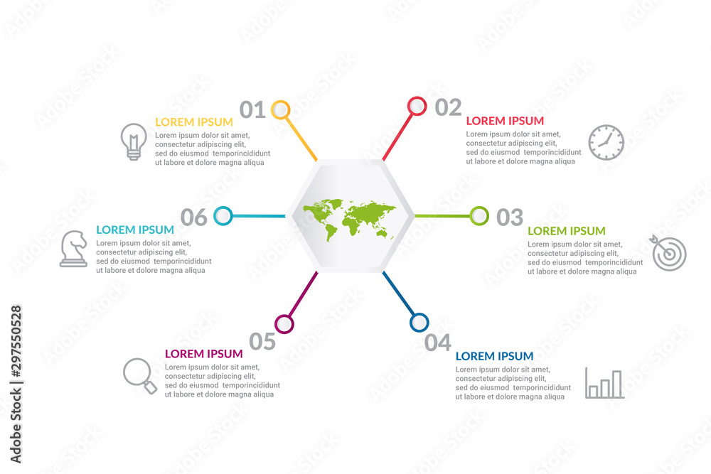 infographic flow chart design . business infographic concept for ...