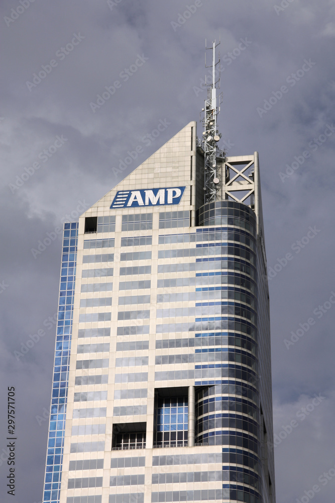 AMP Limited building on February 11, 2009 in Melbourne, Australia. AMP ...