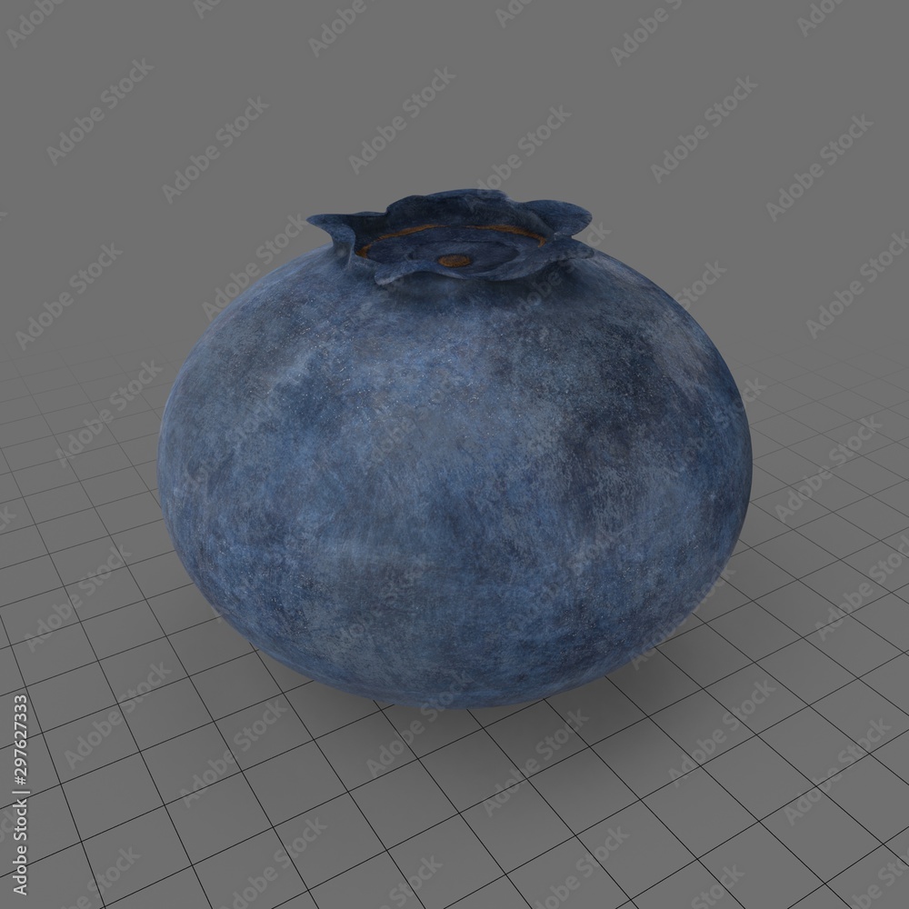 Blueberry Stock 3D asset | Adobe Stock