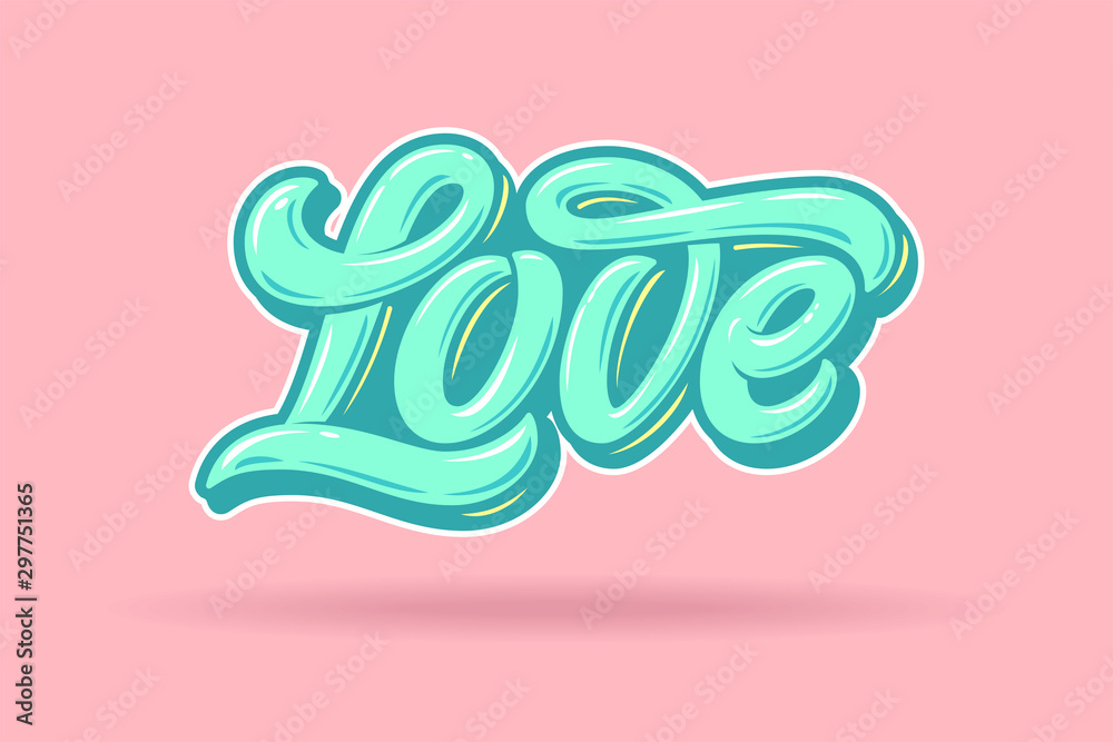 Love typography in the style of the punchy pastels. Pink background and ...