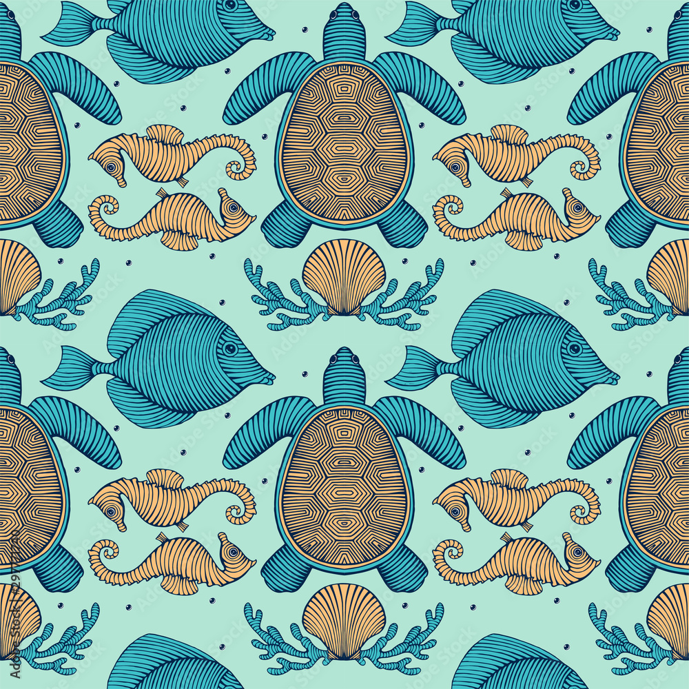 Sea Life Pattern