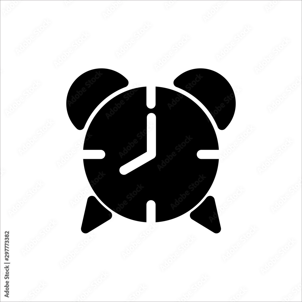 Clock icon. Symbol of time with trendy flat line style icon for web ...