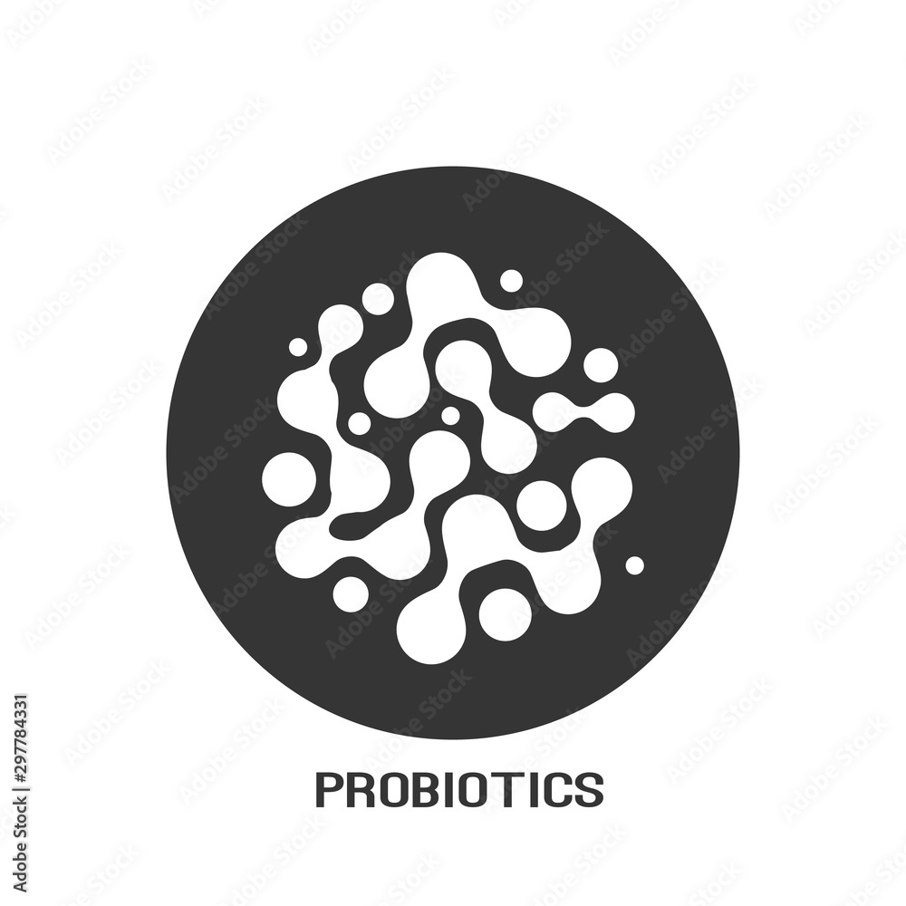 Proboscis bacteria logo design. Healthy nutrition ingredient for ...