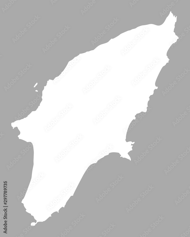 Karte von Rhodos Stock Vector | Adobe Stock