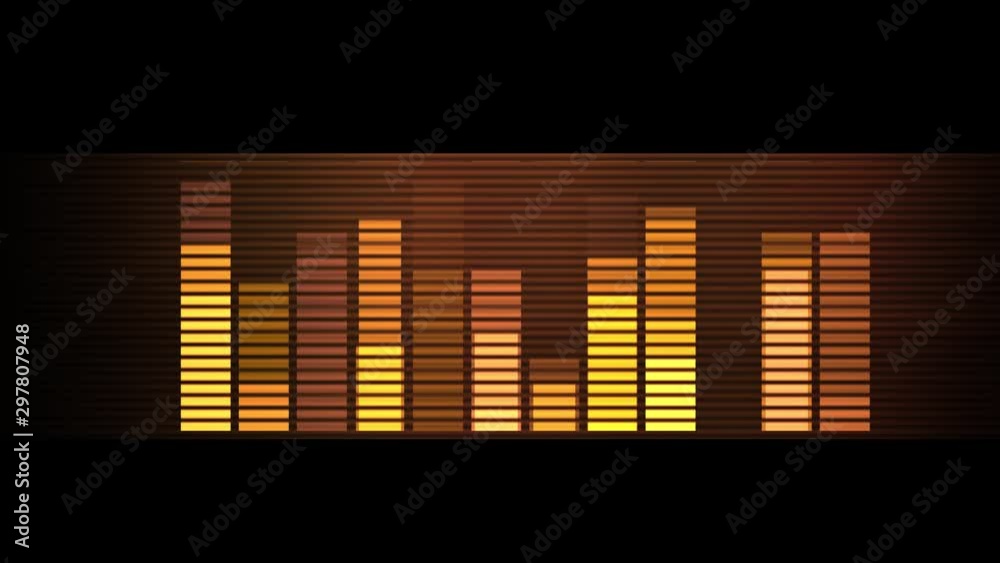 4k Background with abstract animated sound graph. Stock Video | Adobe Stock