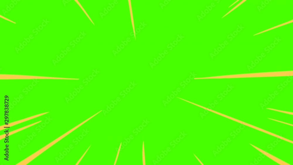 2d Cartoon FX Pack 4K 30 Energy One Color Elements. Pre-rendered with ...
