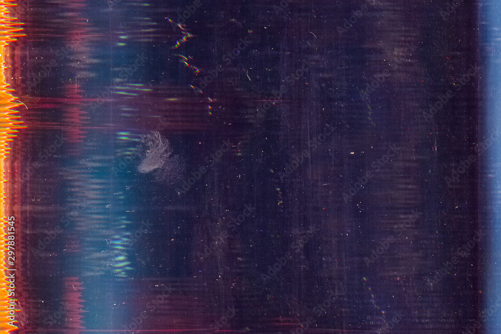 Screen damage. Interface breakdown. Navy blue glitch noise overlay ...