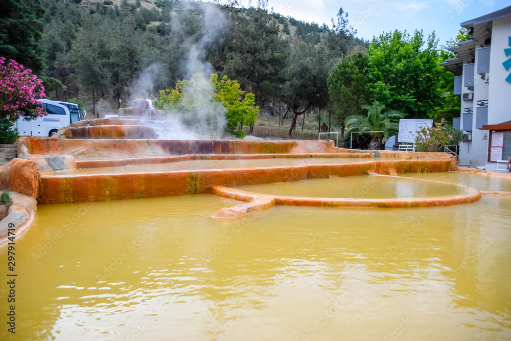 Pam Thermal Hotel Hot spring mineral medicinal water Stock Photo ...