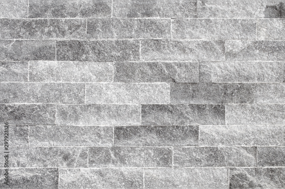 Grunge grey stone wall tiles texture.Wall natural grey stone dirty,dust ...
