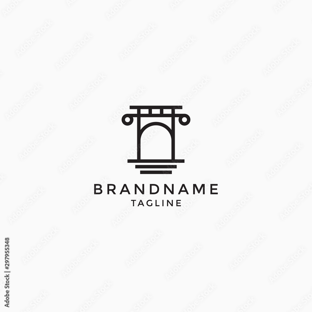 Gate Logo Icon Design Template. Simple, Modern Vector Illustration ...