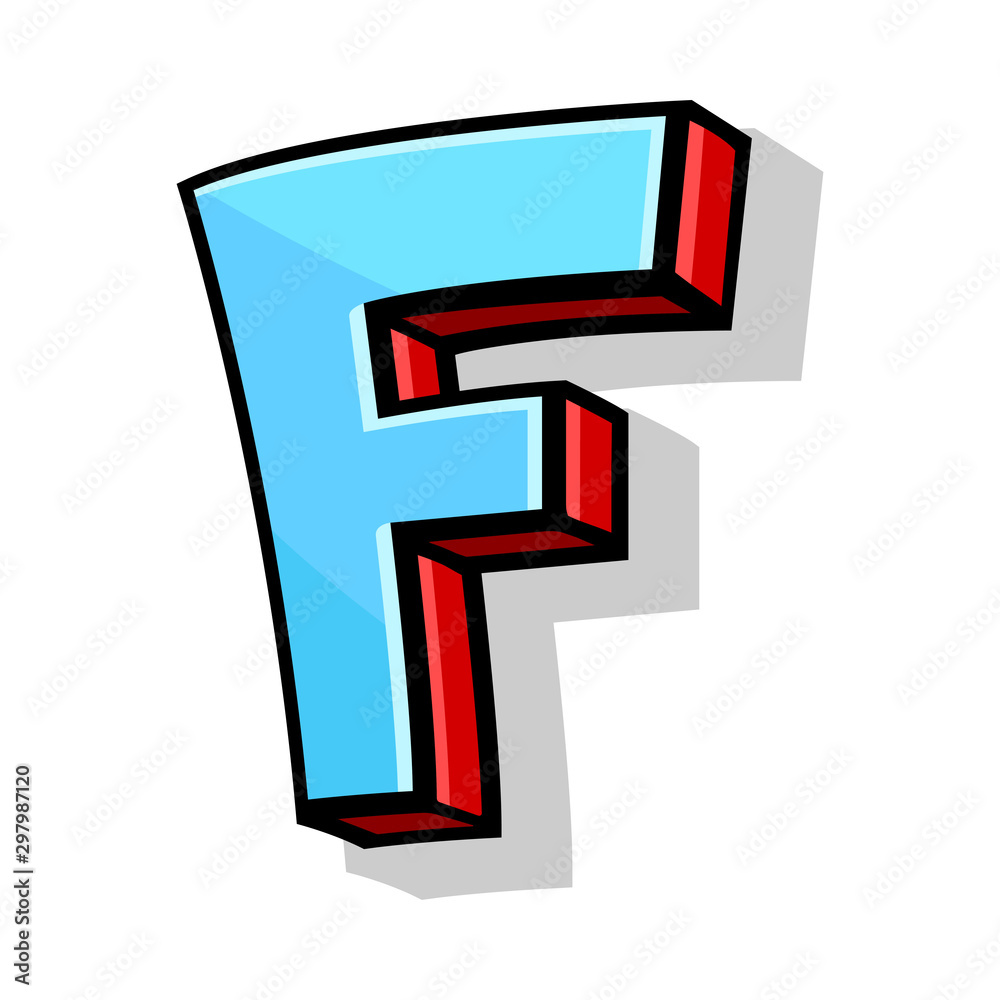 Blue Capital Letter A