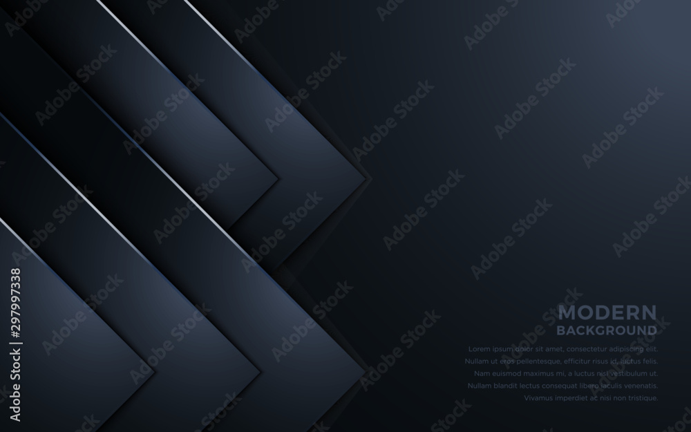 elegant navy blue background with overlap layer Stock Vector | Adobe Stock