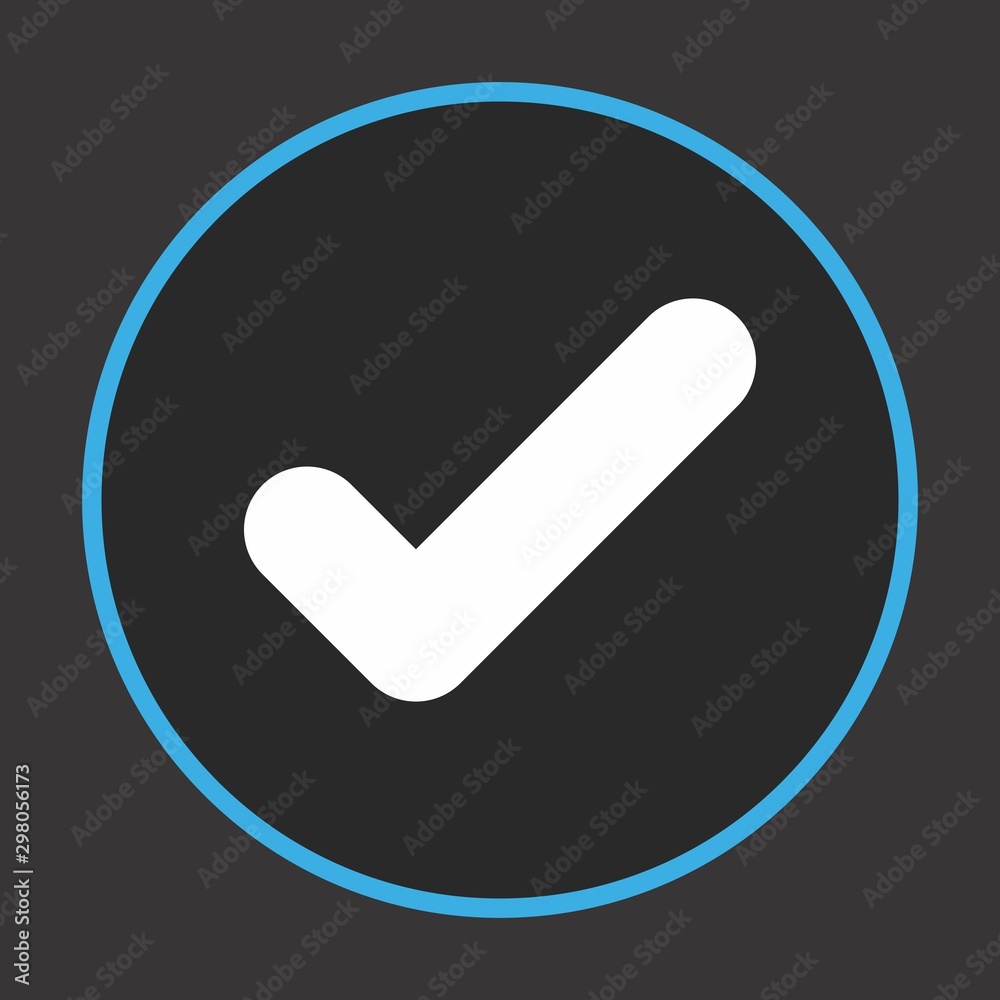 Tick Icon For Your Design,websites and projects. Stock Vector | Adobe Stock