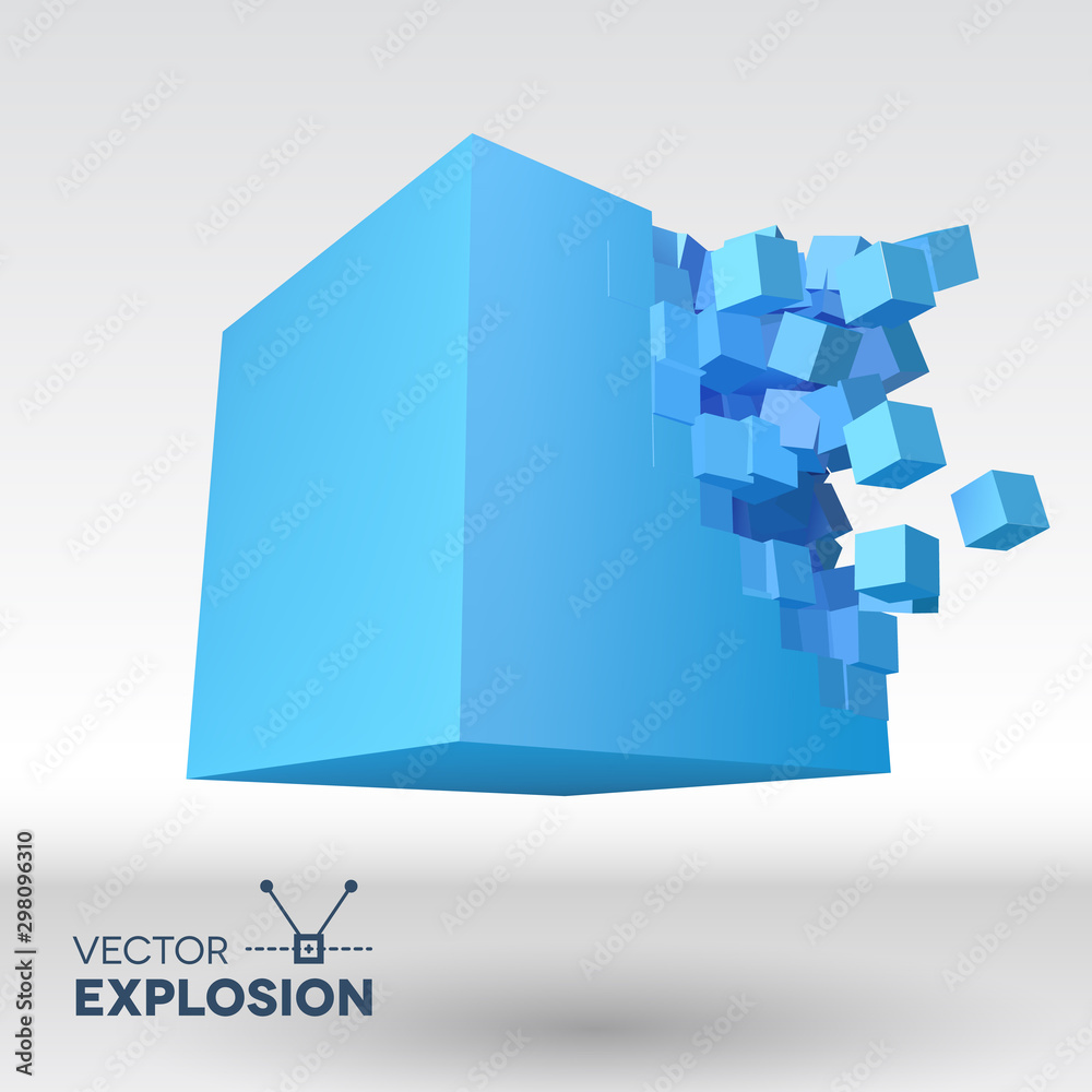 3d Explosion Vector