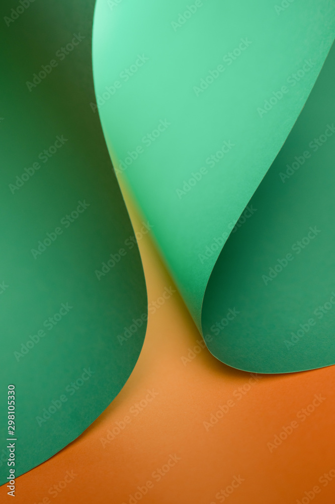 Curved paper design Stock Photo | Adobe Stock