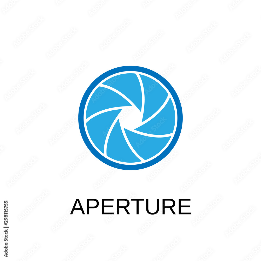 Aperture icon. Aperture symbol design. Stock - Vector illustration can ...
