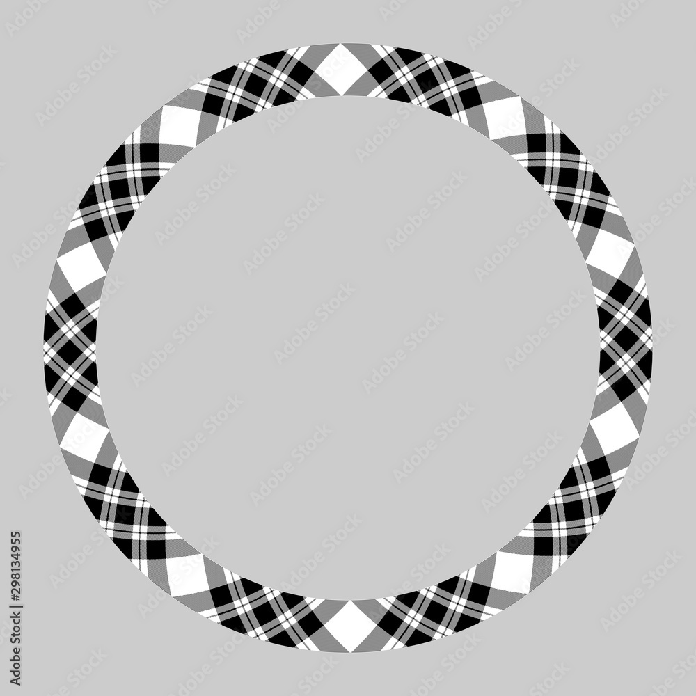 Circle borders and frames vector. Round border pattern geometric ...