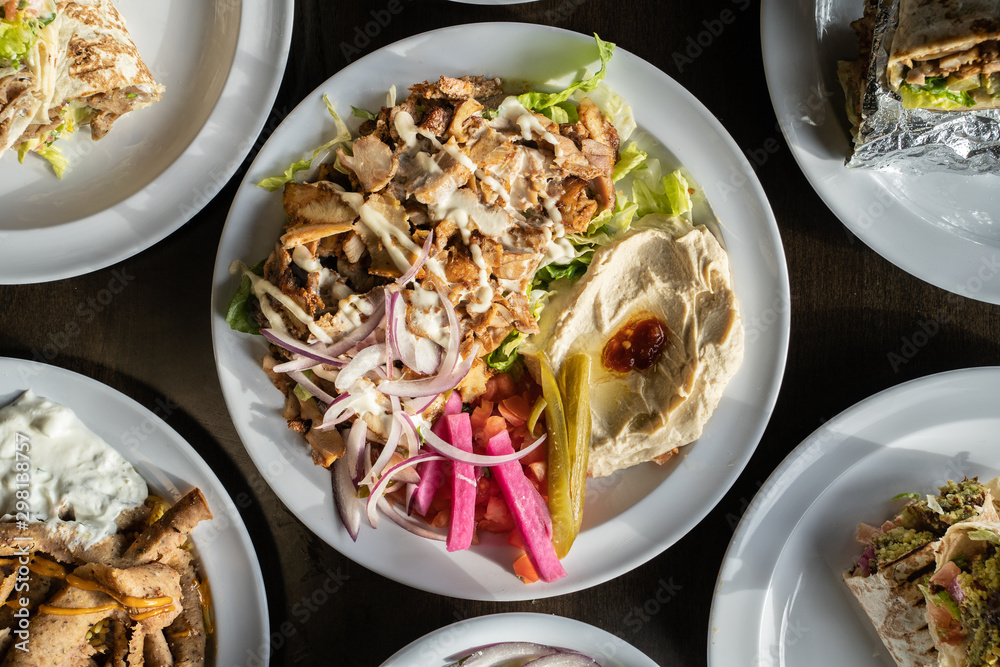 Greek Food Platter Stock Photo | Adobe Stock