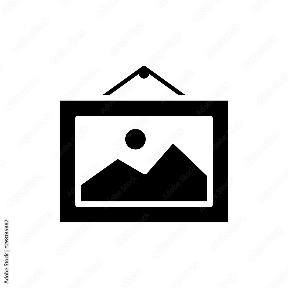 picture frame icon Stock Vector | Adobe Stock