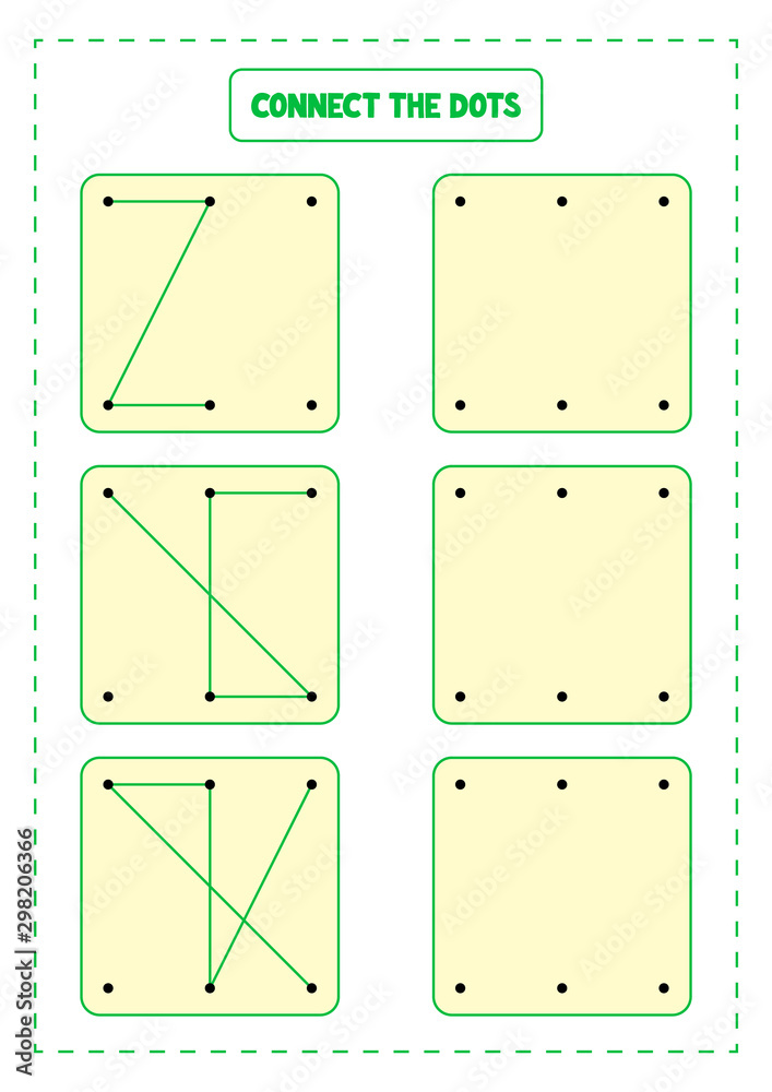 Connect the dots. An educational game for practicing motor skills of ...