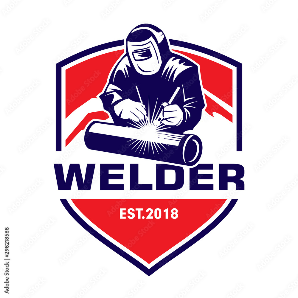 Welder Logo, Welding Logo, Worker Logo Stock Vector | Adobe Stock