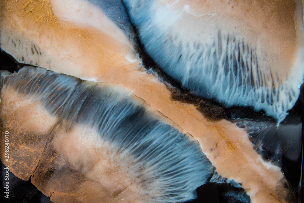 epoxy resin. resin art, contemporary art, epoxy texture, painting on ...