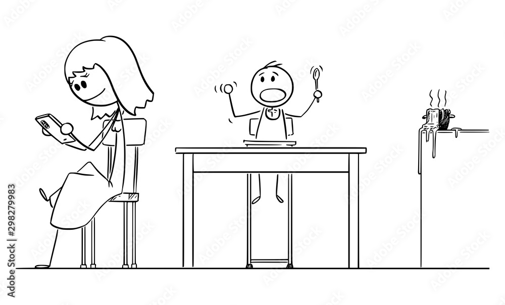 Social Network Art Stick Figures