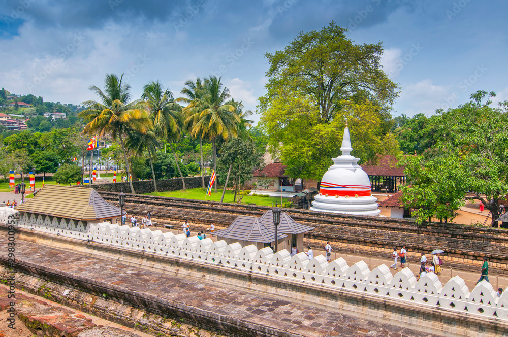Temple of the Tooth Relic, famous temple housing tooth relic of the ...