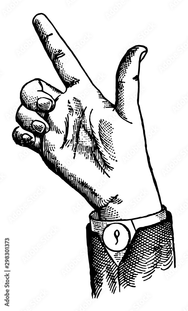 Orinasal Symbol Throat Consonant, vintage illustration. Stock Vector ...