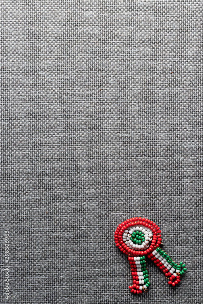 Tricolor cockade on a seamless texture Stock-Foto | Adobe Stock