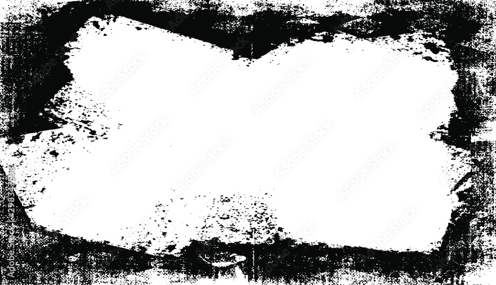 Scratched Frame. Grunge Urban Background Texture Vector. Dust Overlay ...