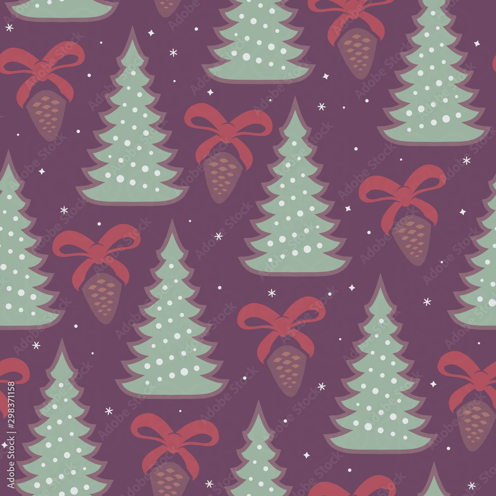 70s Christmas Background