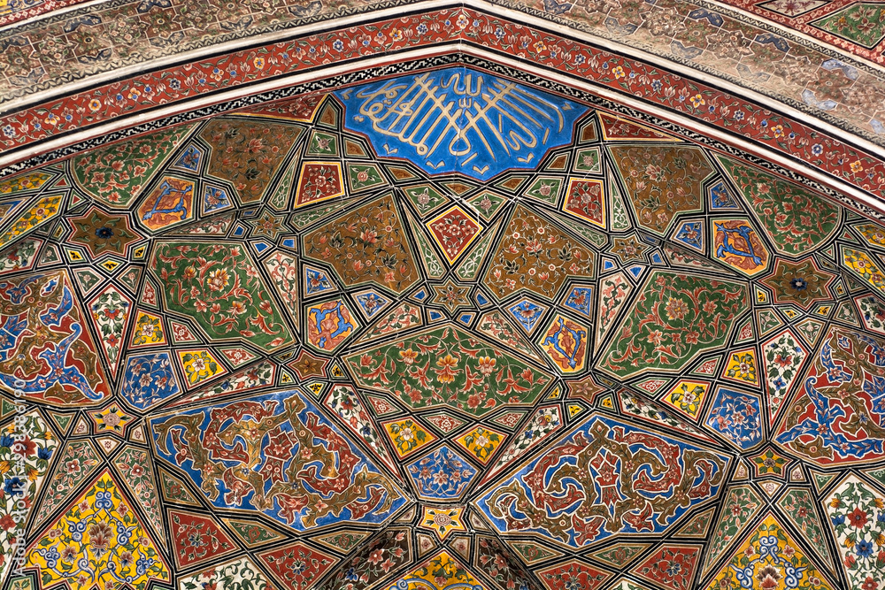 Geometric Islamic architecture by the Mughal empire Stock Photo | Adobe ...