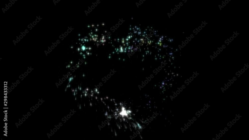 magic wisp heart overlay particle loopable motion graphics for logo ...
