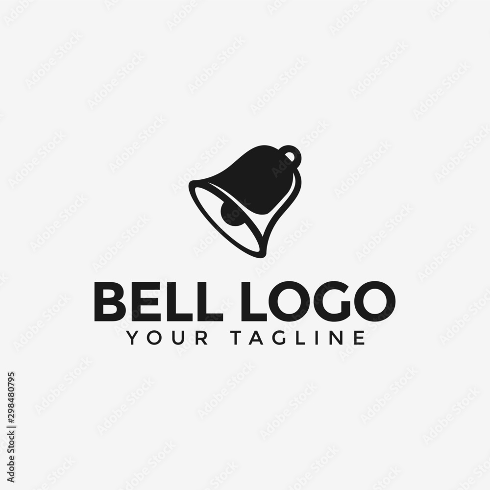 Bell, Notification Logo Design Template Stock Vector | Adobe Stock