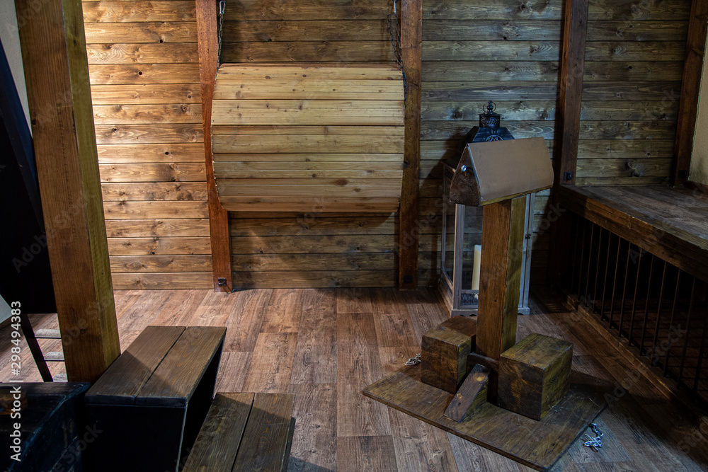 Spanischer Bock Folter Mittelalter Stock Photo | Adobe Stock